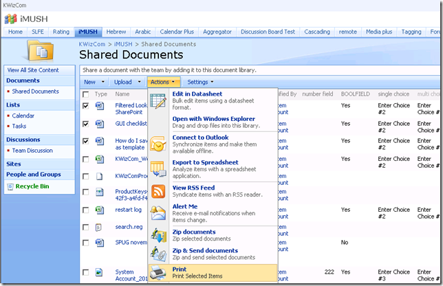 KWizCom SharePoint Blog: Adding print functionality to Data View Web Parts KWizCom SharePoint Blog: Adding print functionality to Data View Web Parts